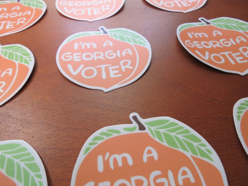 I'm a Georgia Voter Vinyl Sticker - Etsy