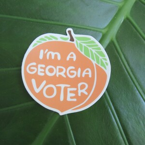 I'm a Georgia Voter Vinyl Sticker - Etsy