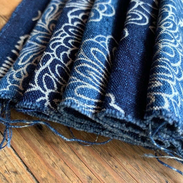 Japanese Indigo Fabric - Etsy