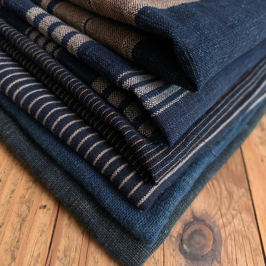 Lot of 6 Antique Vintage Indigo Boro Kimono Craft Fabric 83-L6 - Etsy