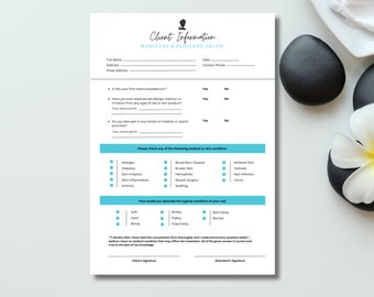 Editable Client Consultation Form Template for Nail Technicians • Edit ...