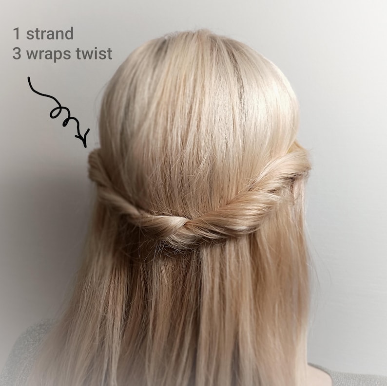 Elven Halo Crown – Minimalist Elf Headpiece – Fantasy Hair Crown ...