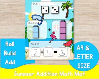 Construction Counting Math Game- Montessori Learning Teaching ...