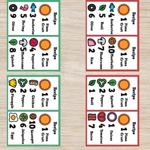 Make Build a Pizza Game Printable - Montessori Learning Teaching ...