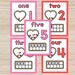Valentines Math Posters: Ten Frame Counting, Prek Activity (PDF ...