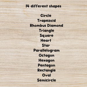 Coconut 2D Shapes Bundle Packet Matching Montessori Learning Teaching ...