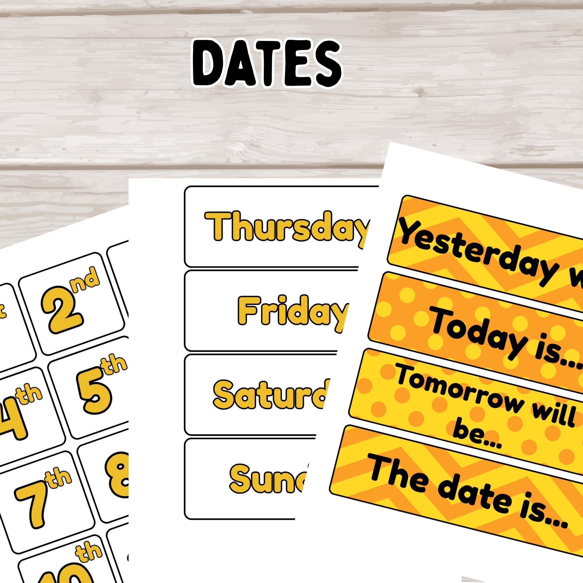 Bee Morning Board Printable | Preschool Daily Focus Board | Classroom ...