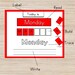 Days of the Week Word Building Game: Montessori Learning (PDF Download ...