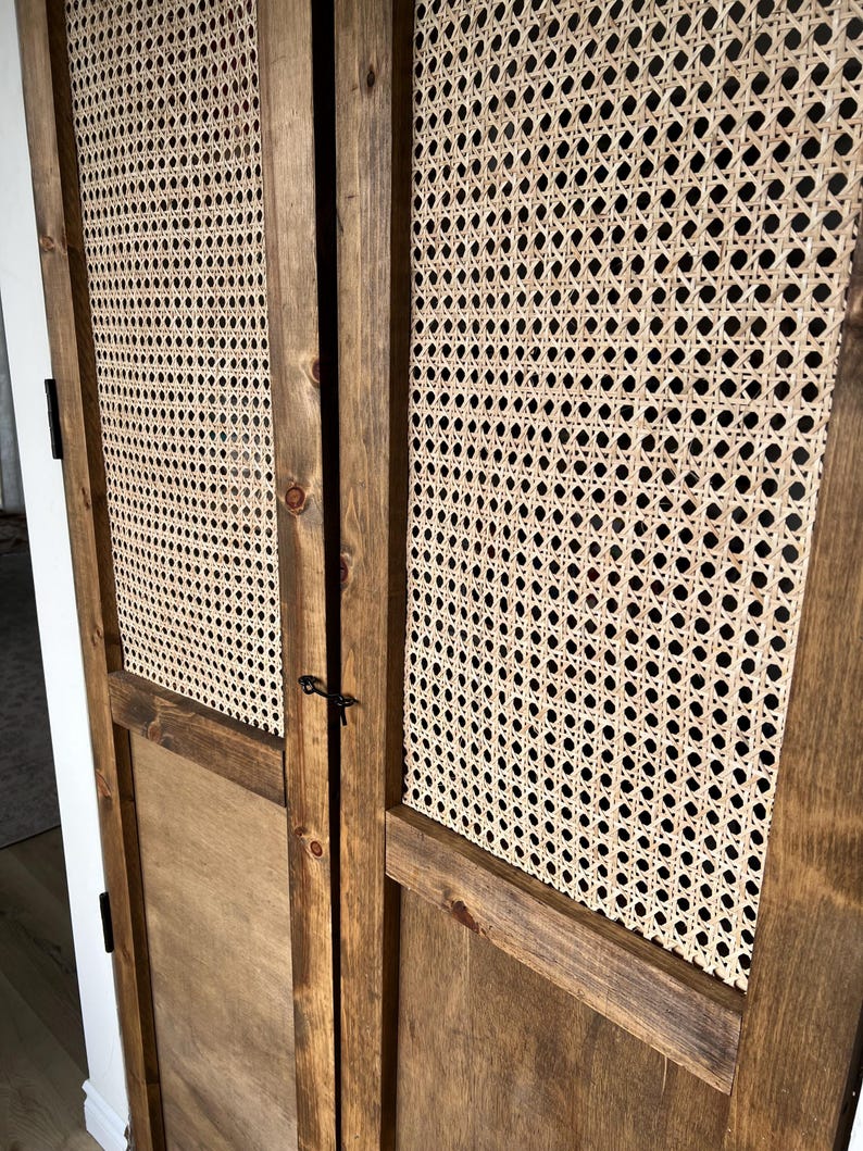 Custom Wood Ratan Doors - Etsy