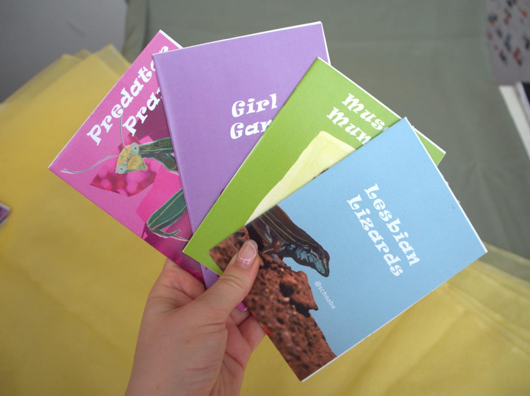 Feminist Animal Zines | 8 Page A6 Folding Zines - Etsy UK