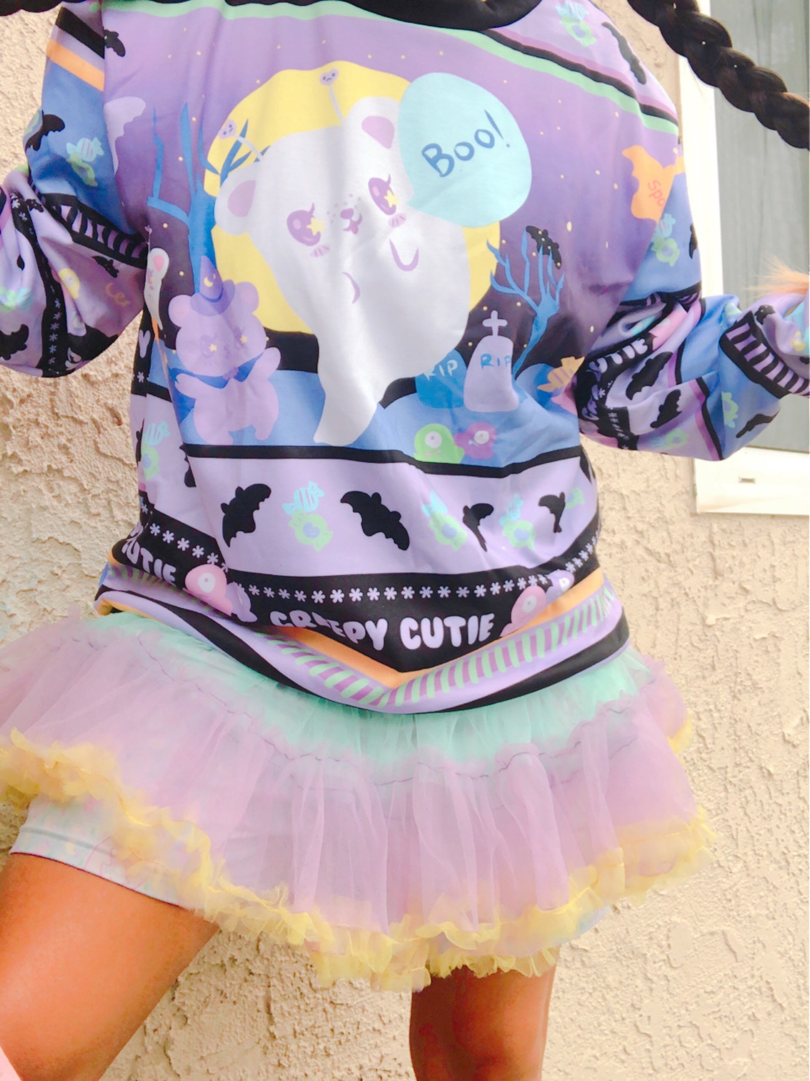 Candy Cemetery 2.0 Sweater Pastel Goth Sweater Spooky | Etsy