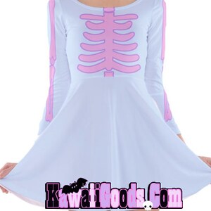 Skeleton Dress, Bone Dress, Pastel Goth Dress - Etsy