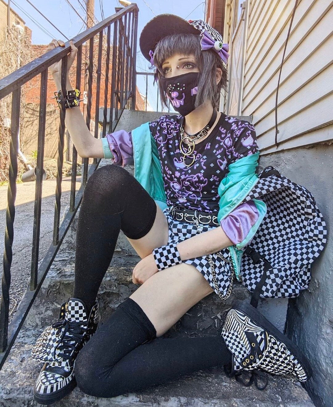 Hurt Bunny Panic Attack Yami Kawaii Crop Top, Menhera Top, Kawaii Top ...