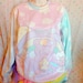 Emotion Bear Sad and Happy Clouds Sweater, Kawaii Sweater, Pastel ...