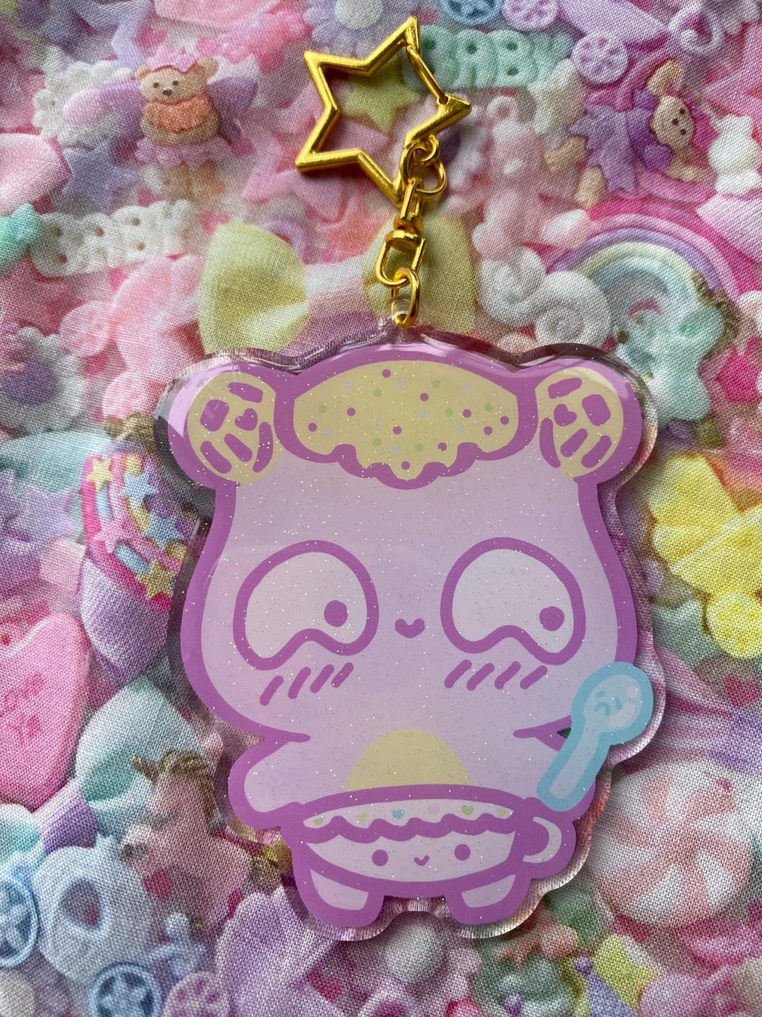 Conchita Concha Bear Keychain, Kawaii Keychain, Cute Keychain, Animal ...