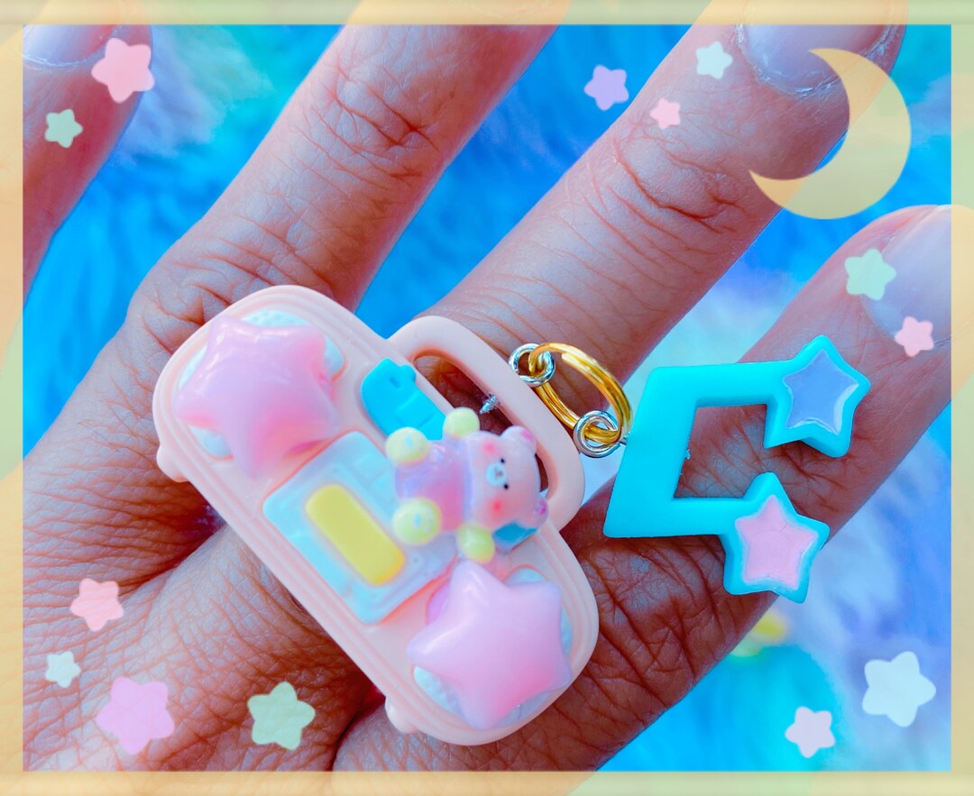 Kawaii Dreamy Boombox Ring, Fairykei Ring, Kawaii Ring, Pastel ...