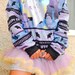 Candy Cemetery 2.0 Sweater, Pastel Goth Sweater, Spooky Sweater, Creepy ...