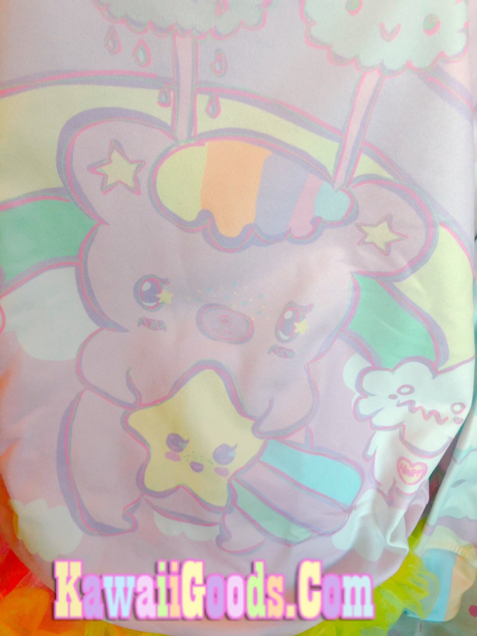 Emotion Bear Sad and Happy Clouds Sweater, Kawaii Sweater, Pastel ...