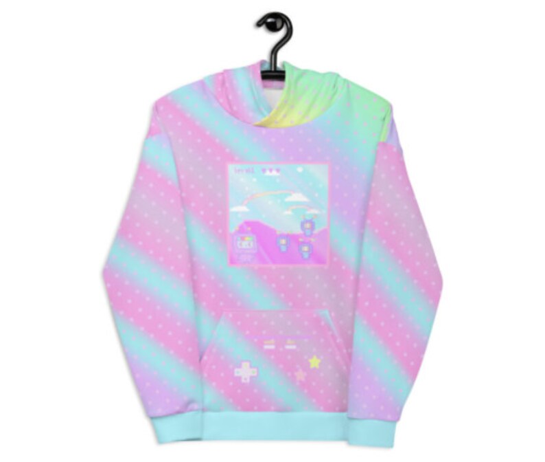 Kikko TV Pastel Video Game Yume Kawaii Sweater Kawaii | Etsy