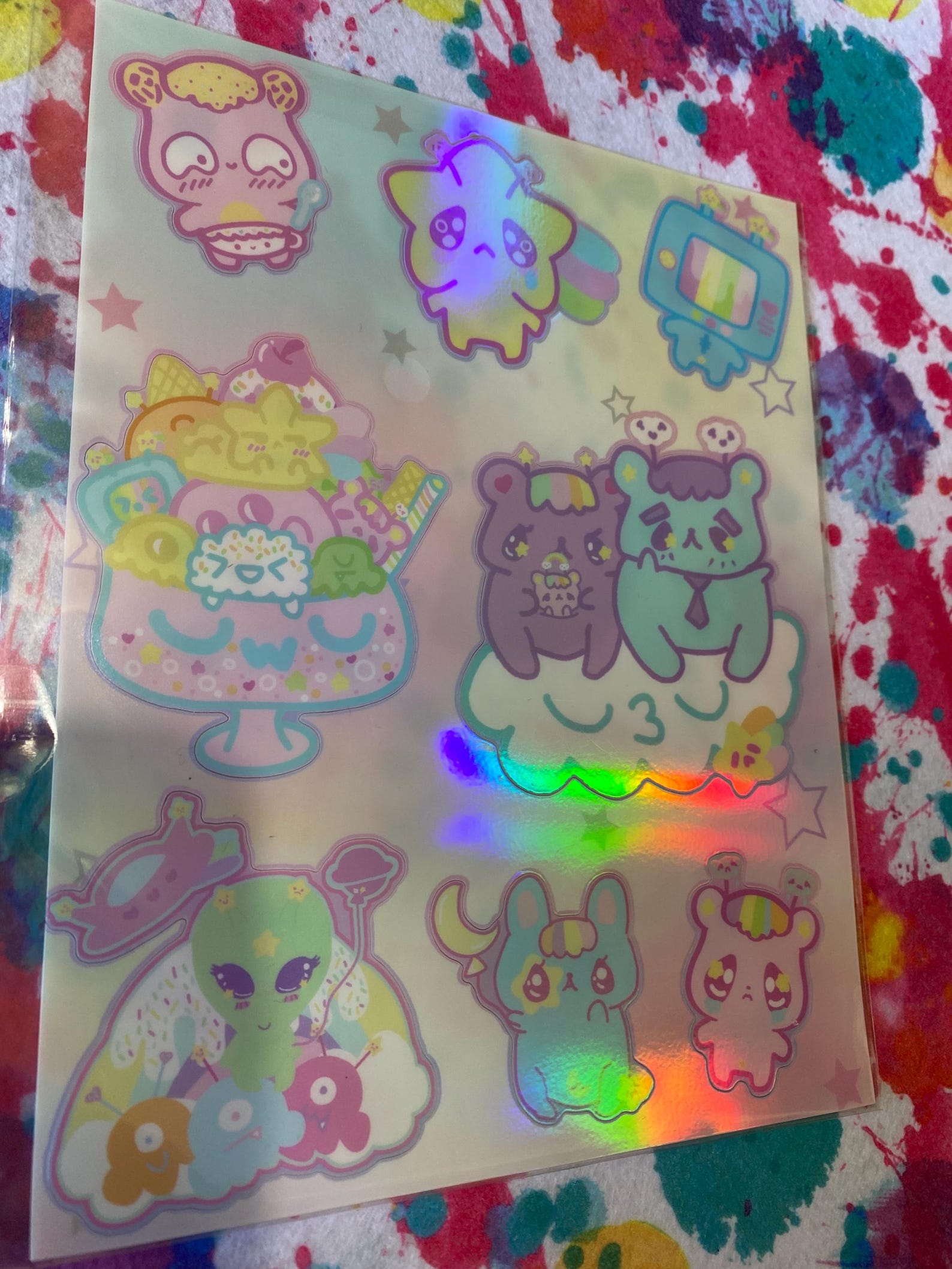 Dreamy Cuties Sticker Sheet, Kawaii Stationary, Kawaii Sticker Sheet ...