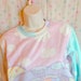 Emotion Bear Sad and Happy Clouds Sweater, Kawaii Sweater, Pastel ...