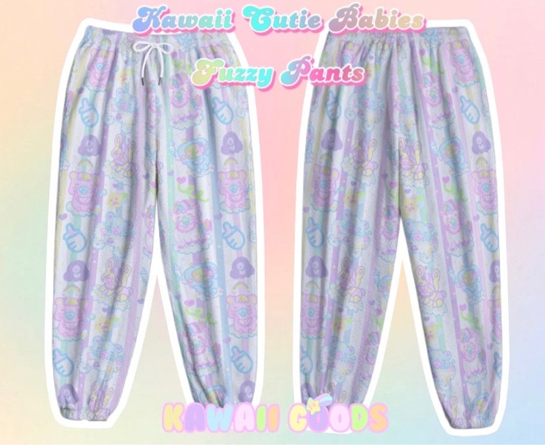 Dreamy Cloud Babies Furry Pants, Alien Jogger Pants, Galaxy Pants ...