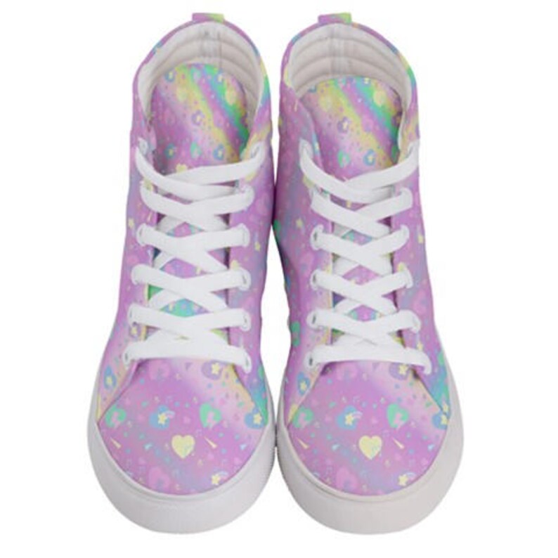 Heart Confetti Party Yume Kawaii Shoes Fairy Kei Shoes - Etsy
