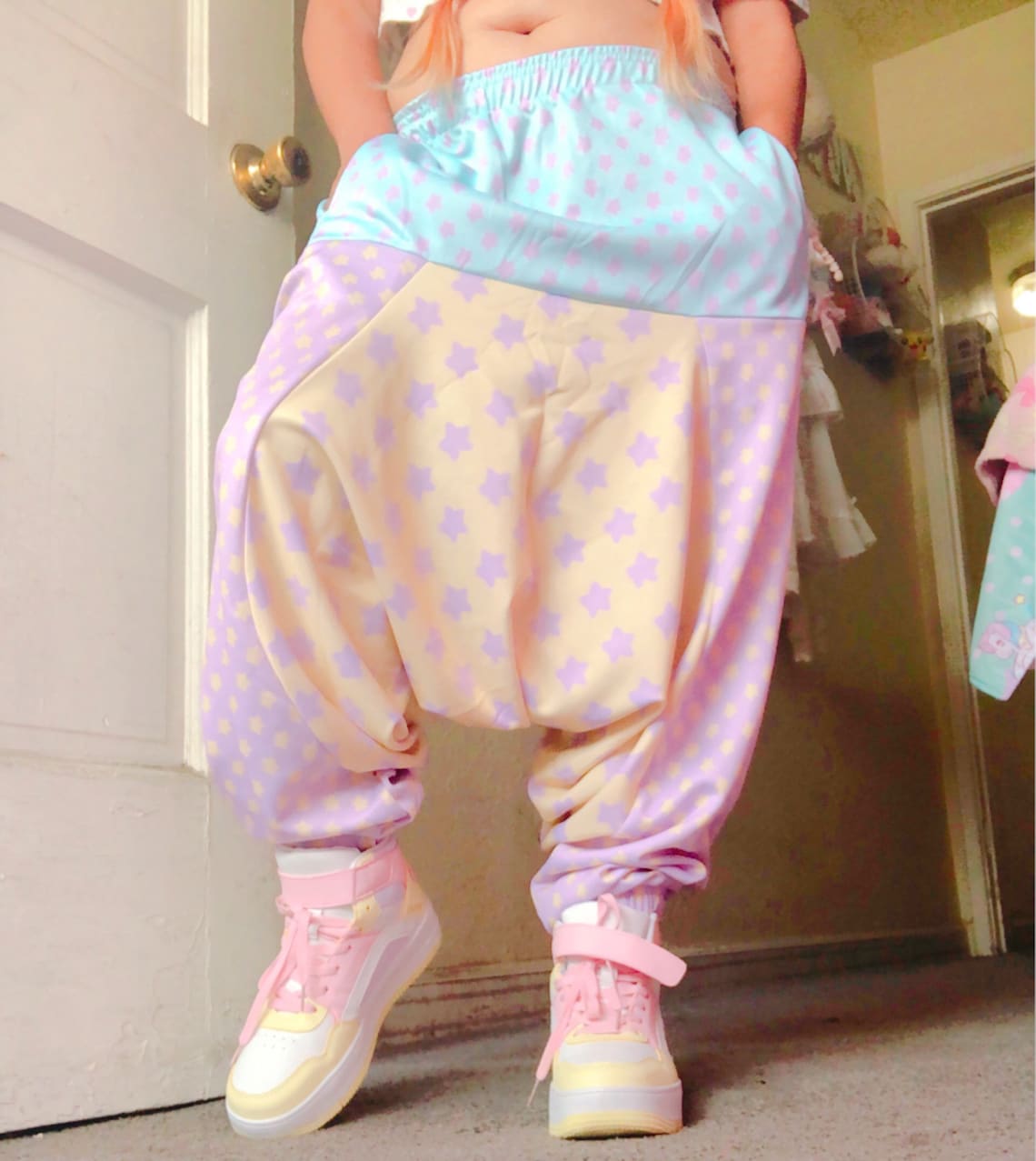 Starry Pants Harem Pants Boystyle Fairykei Boystyle Pants - Etsy