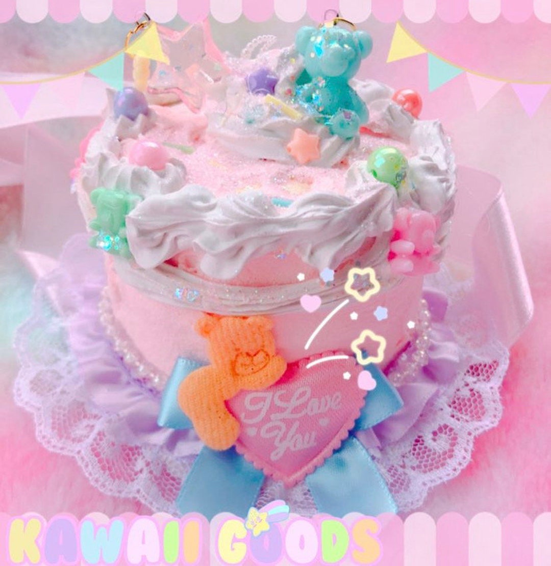 Custom Cake Hat or Cake Decor Picture, Kawaii Cake Hats, Cute Cake Hats ...