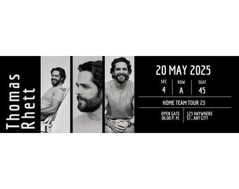 Thomas Rhett Ticket - Etsy