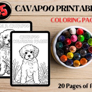 Printable Cavapoo Coloring Book Printable Cavapoo Coloring Pages ...
