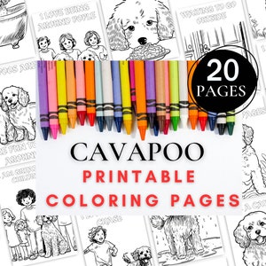 Printable Cavapoo Coloring Book; Printable Cavapoo Coloring Pages ...