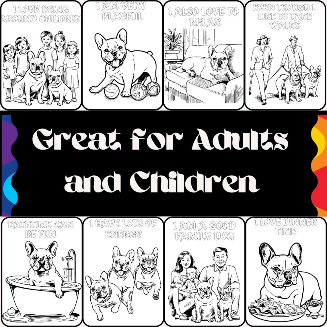 Printable Frenchie Coloring Book Printable Coloring Pages Coloring ...