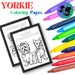 Printable Yorkie Coloring Book Printable Yorkie Coloring Pages Coloring ...