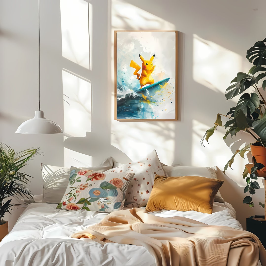 Pikachu: Printable Wall Art - Etsy