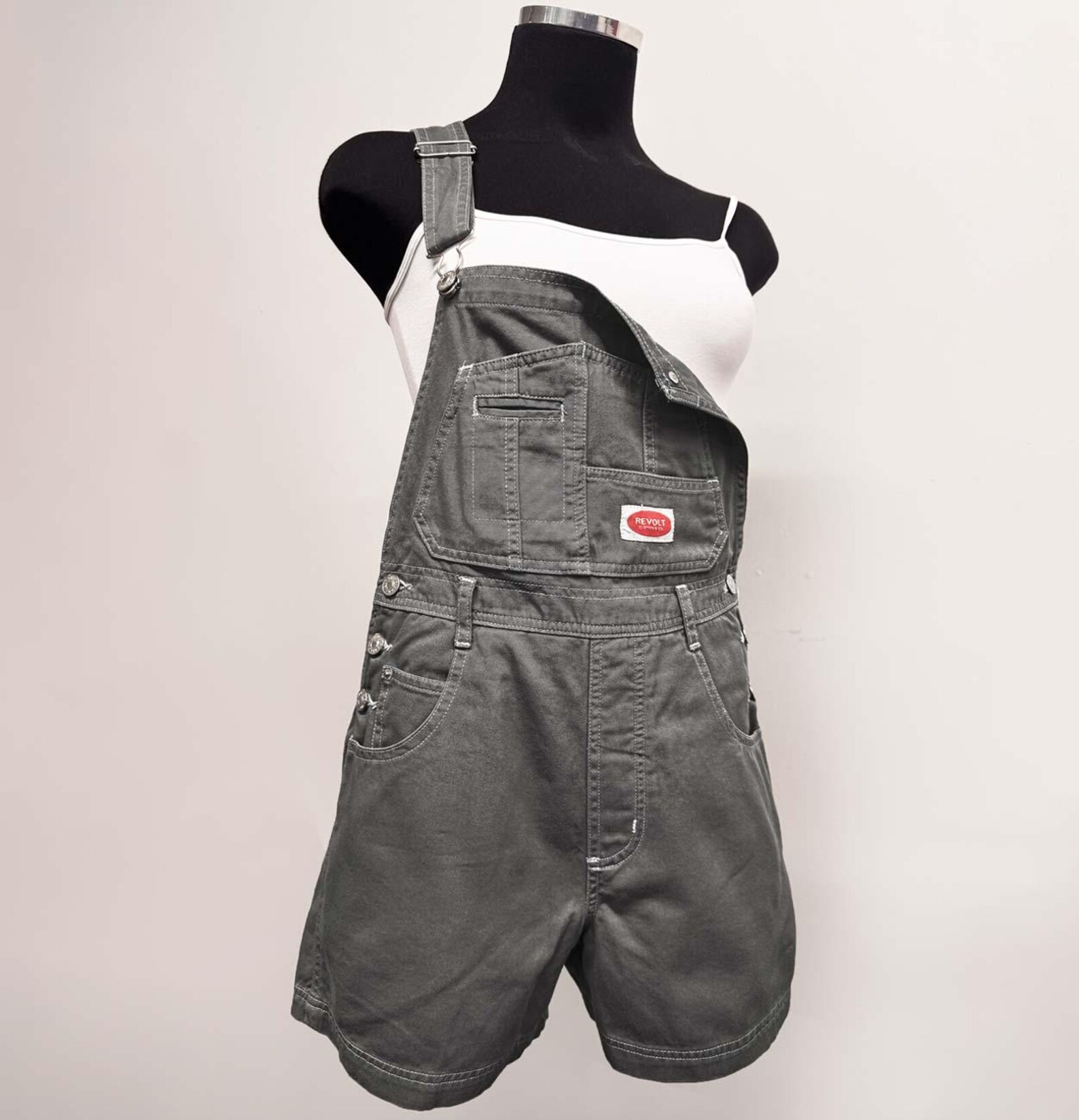Revolt Vintage 90s Overalls Dungaree Shortall, Deadstock Rompers ...