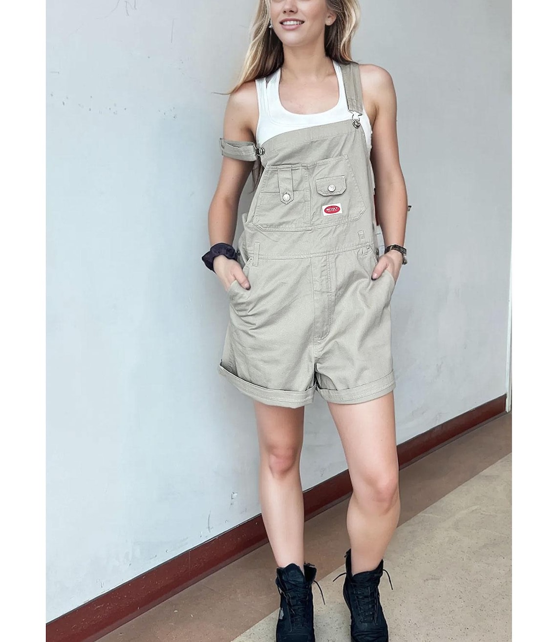 PLUS SIZE Revolt 90s Overalls Dungaree Shortalls, Durable Multi-pocket ...