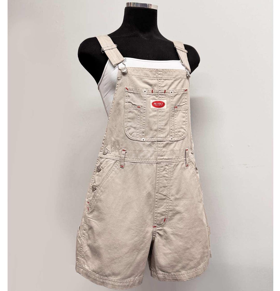 Revolt Vintage 90s Overalls Dungaree Shortall, Deadstock Rompers ...