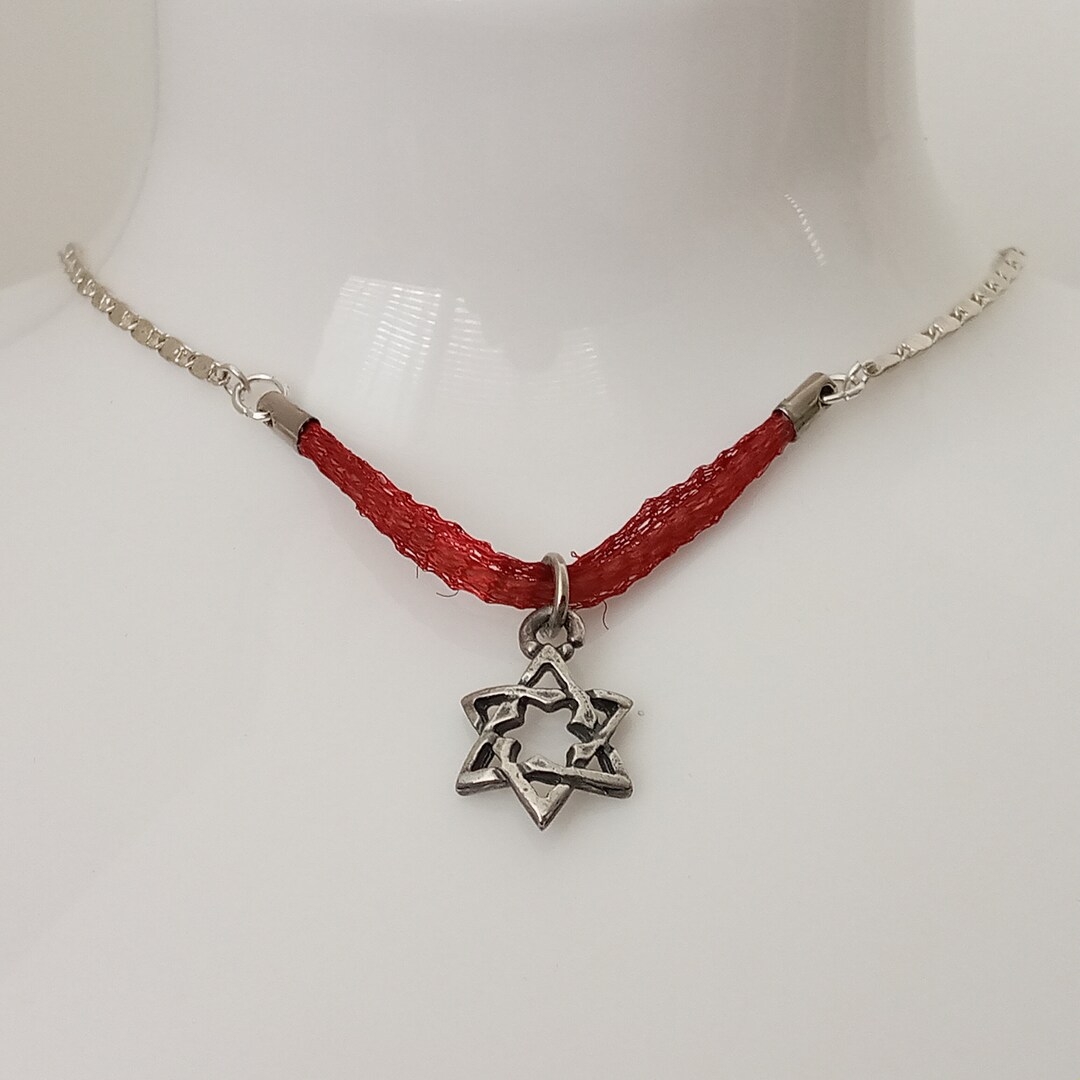 Star of David Kabbalah Silver Talisman Pendant. Israel Judaica ...