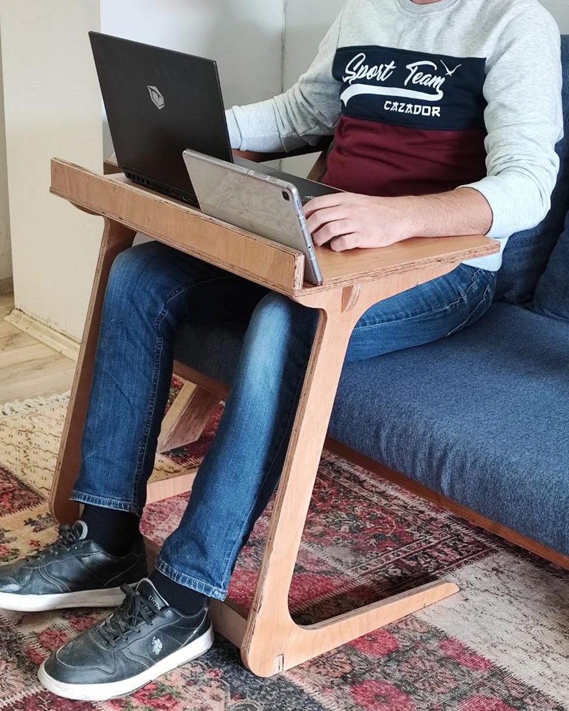 Wooden Coffee Table Digital Download, Wood Laptop Desk Dxf,portable ...