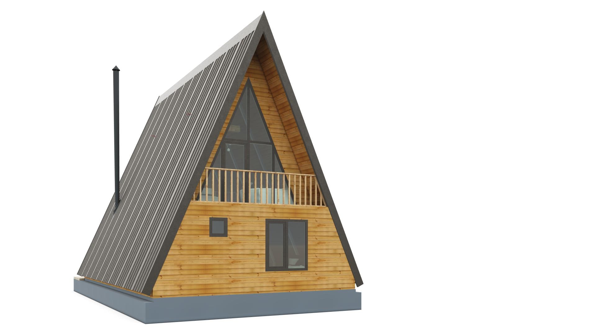 A-frame Tiny House Plan: 10m X 6m, DIY Blueprints (PDF Download) - Etsy