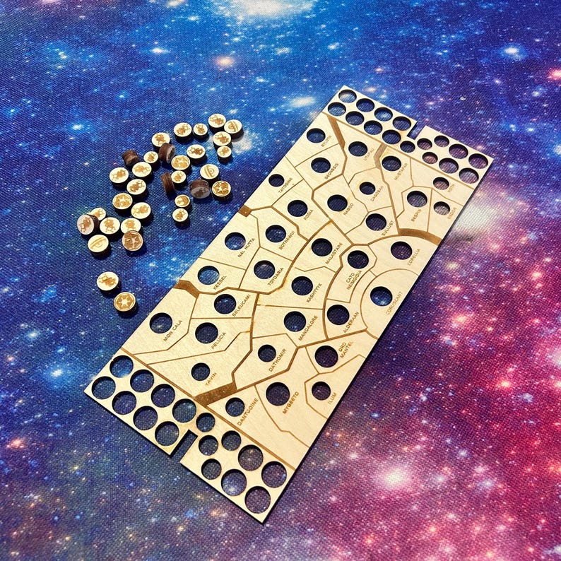 Galaxy Search Map for Rebellion Board Game - Etsy Australia