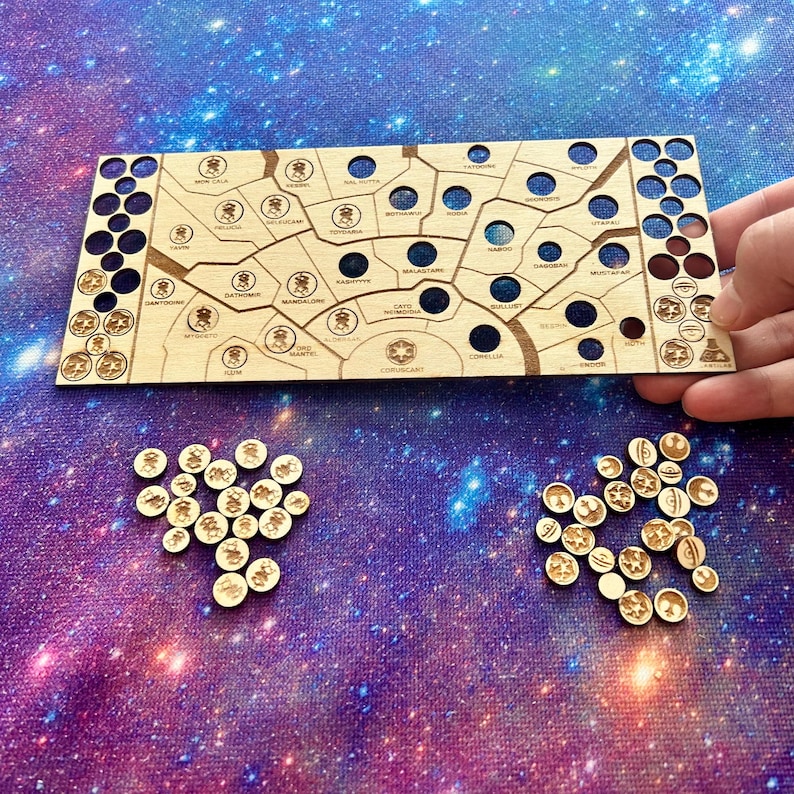 Galaxy Search Map for Rebellion Board Game - Etsy Australia