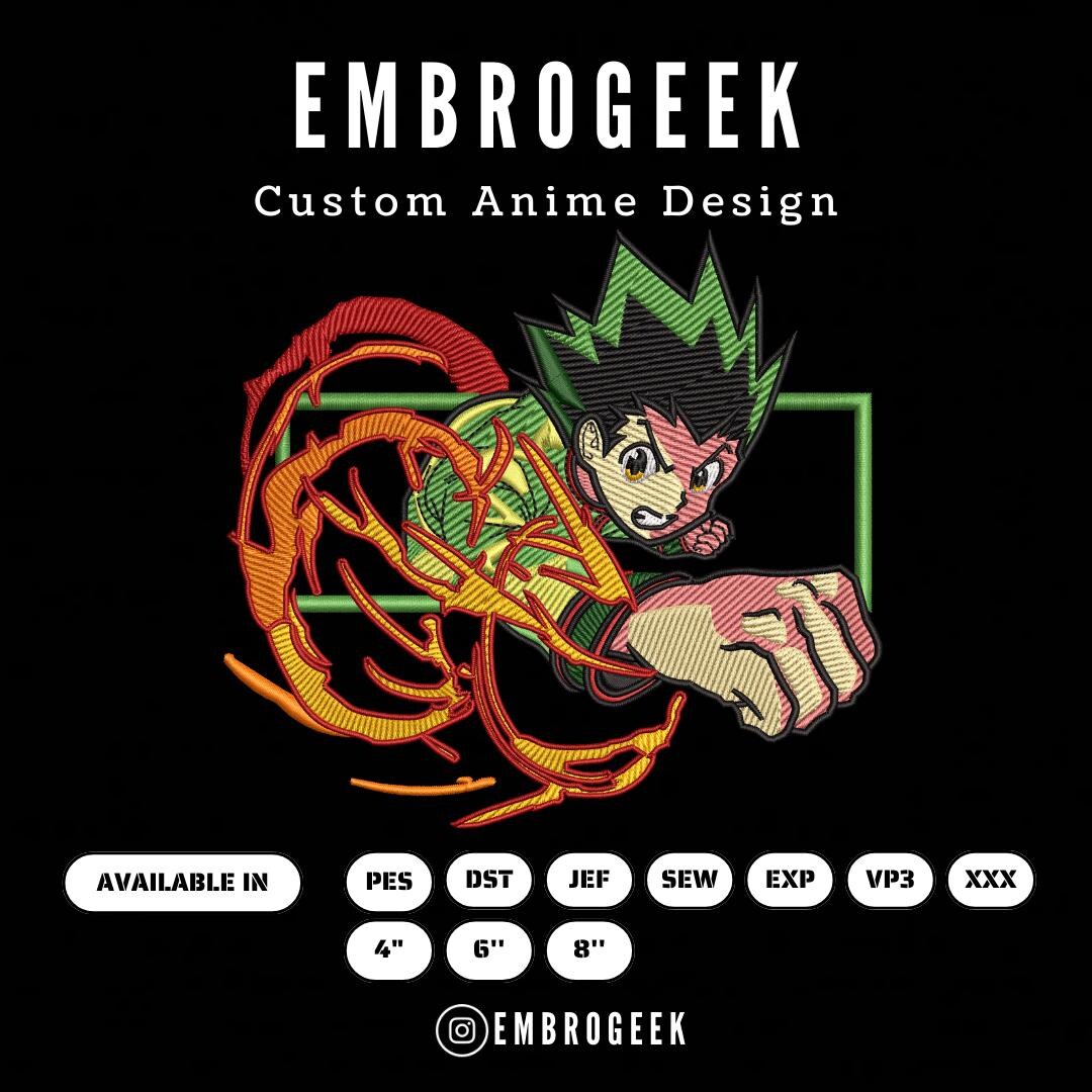 HUNTER X HUNTER Embroidery Gon Fist - Etsy