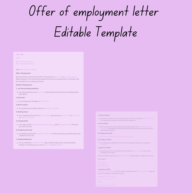 Offer of Employment Letter - Etsy