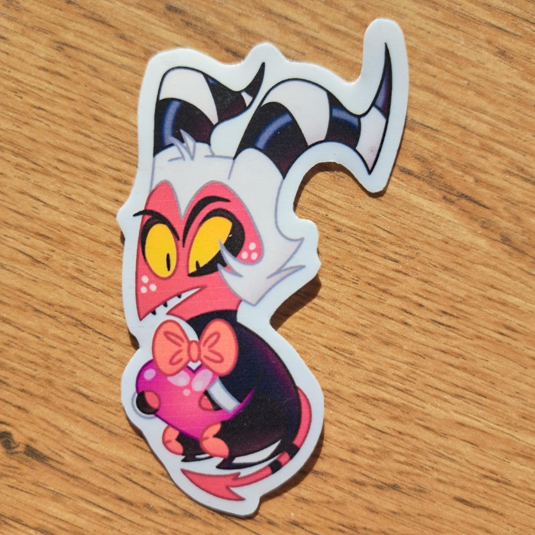 Moxxie Helluva Boss Glossy and Waterproof Stickers - Etsy