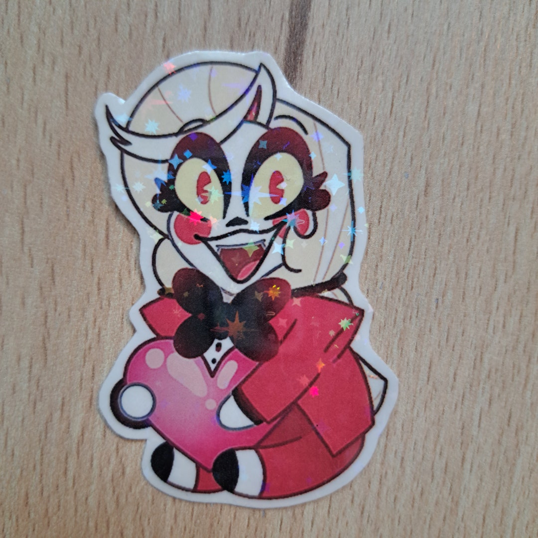 Charlie Morningstar Hazbin Hotel Waterproof and Holographic Stickers - Etsy