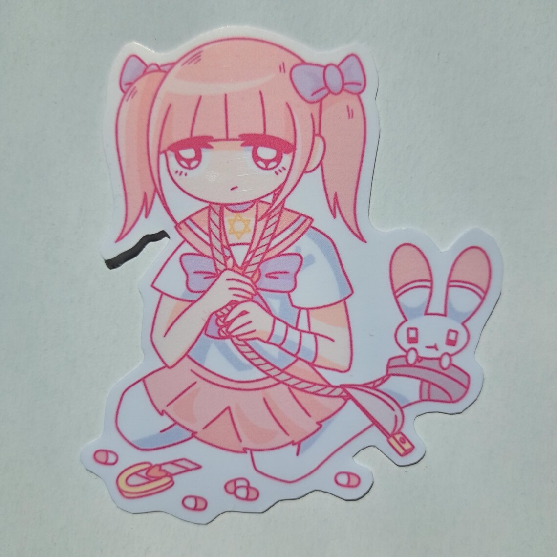Menhera Chan Sticker | Yami Kawaii Sticker | Sickly Cute Sticker - Etsy