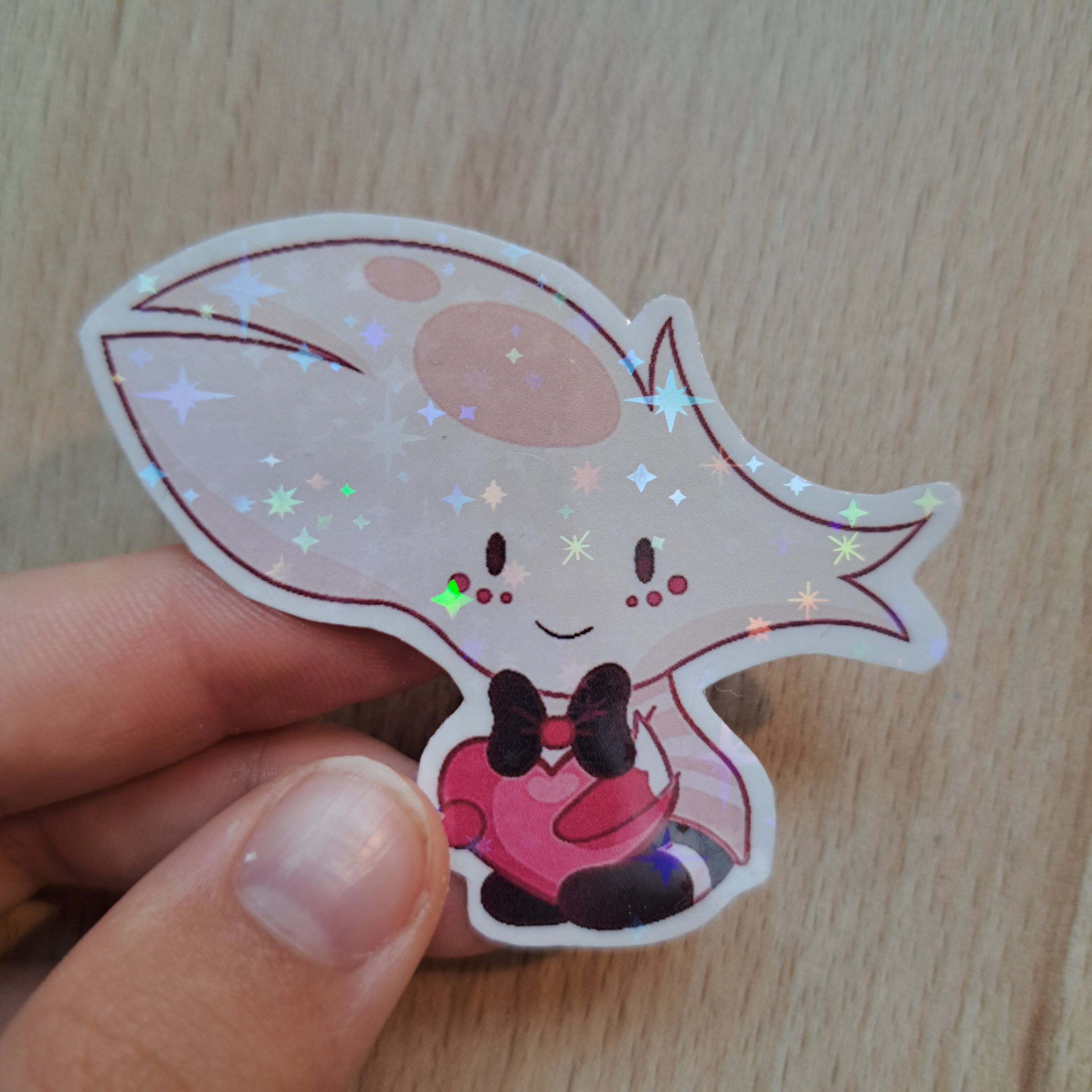 Angel Dust From Hazbin Hotel Holographic and Waterproof Sticker - Etsy