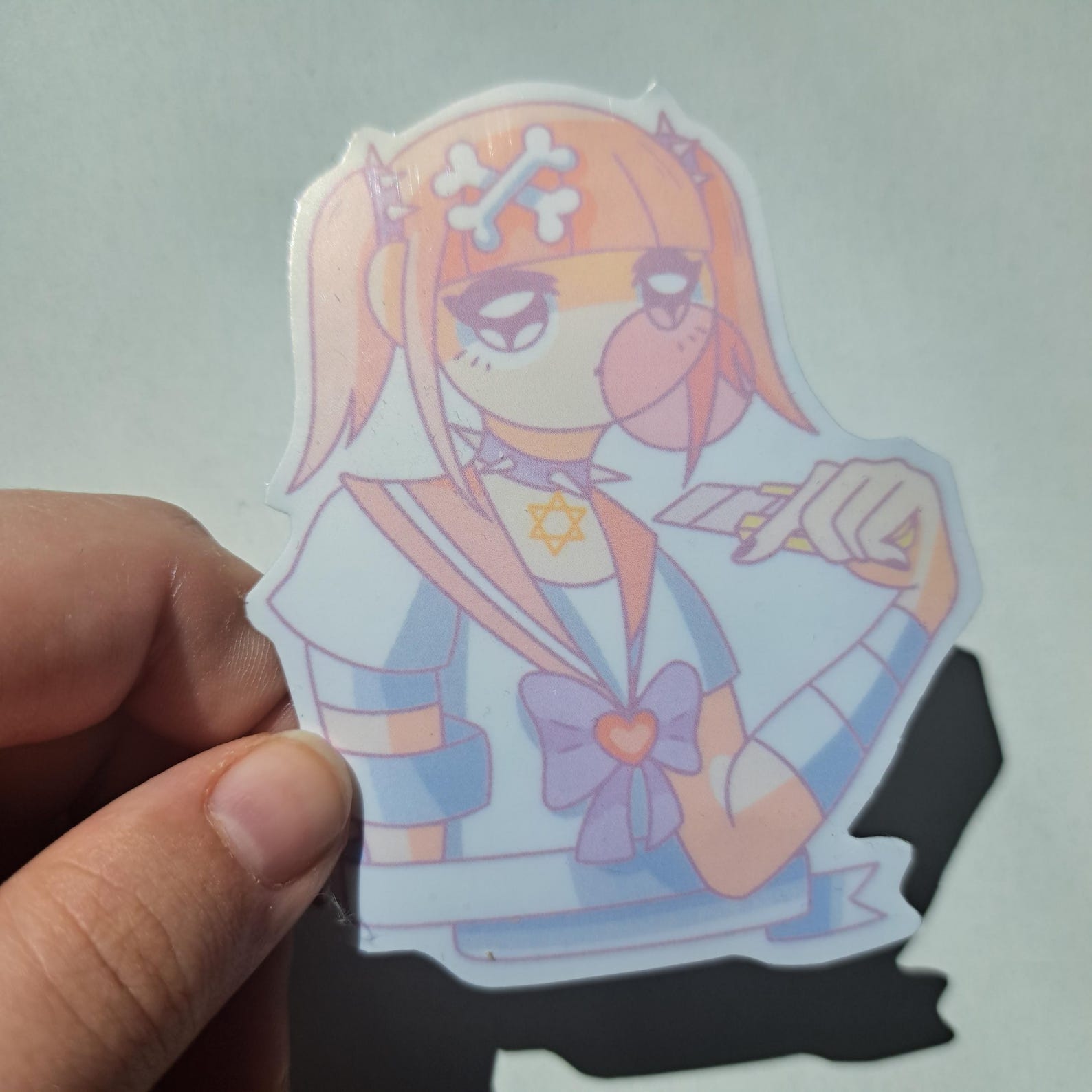 Glossy Menhera Chan Sticker | Yami Kawaii, Sickly - Etsy